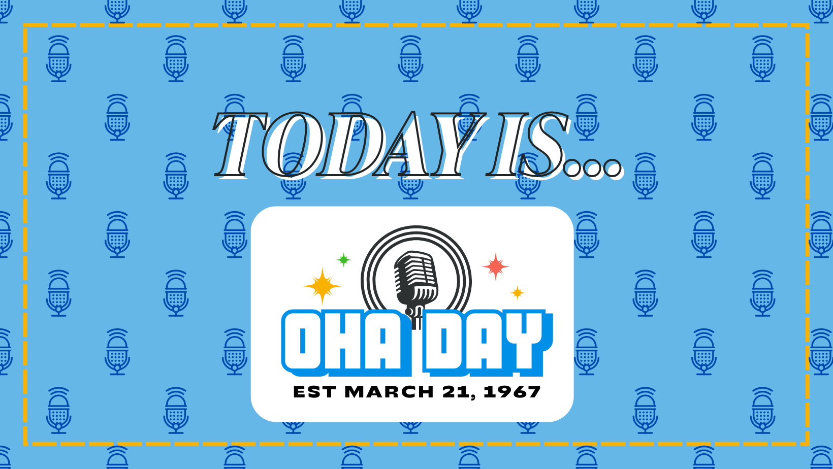 Don't Miss Out – Celebrate the First OHA Day! - Oral History Association