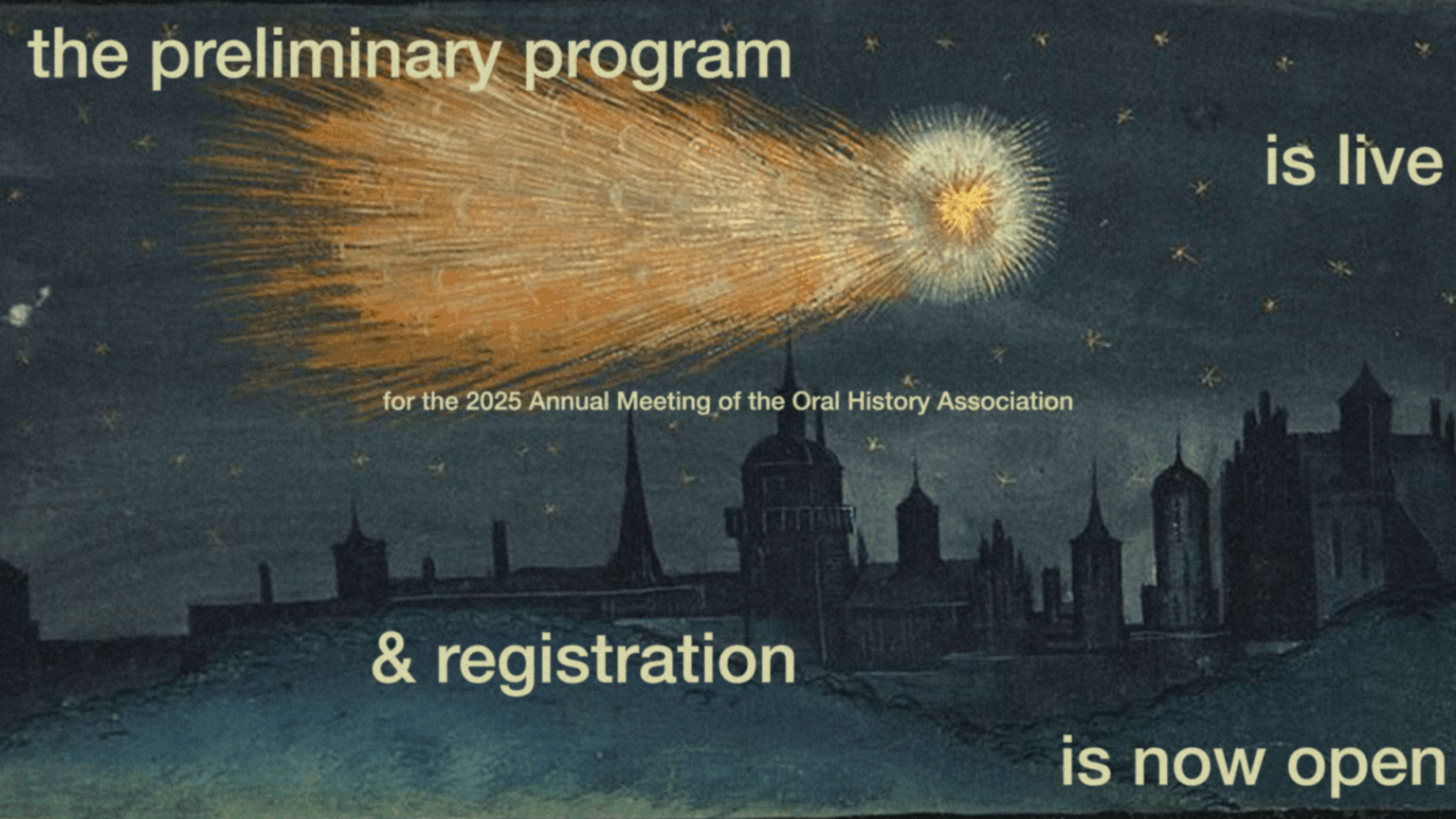 View the Preliminary Program & Register for the Annual Meeting! - Oral ...